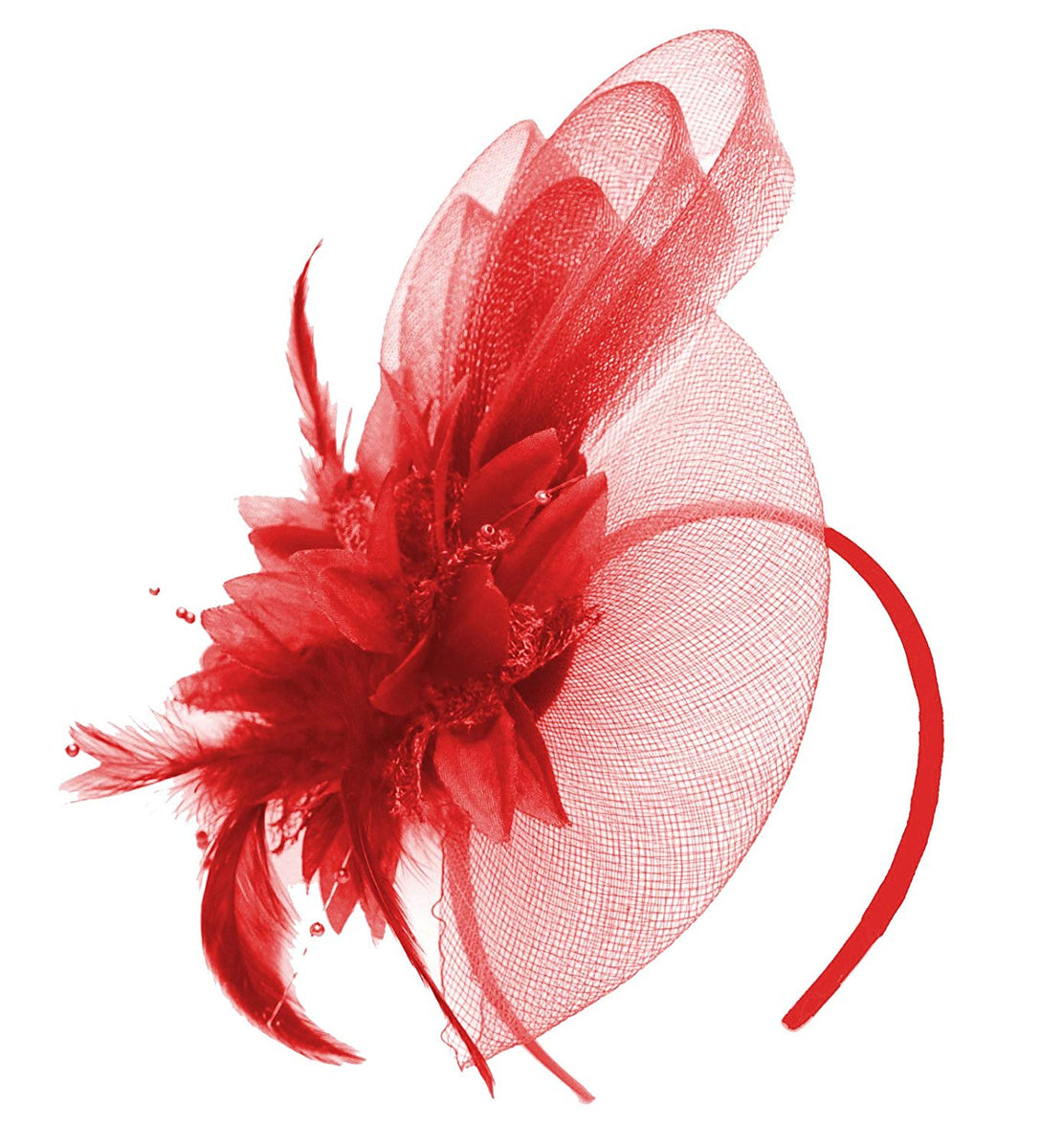 Caprilite UK Online | Red Fascinators & Hats for Weddings