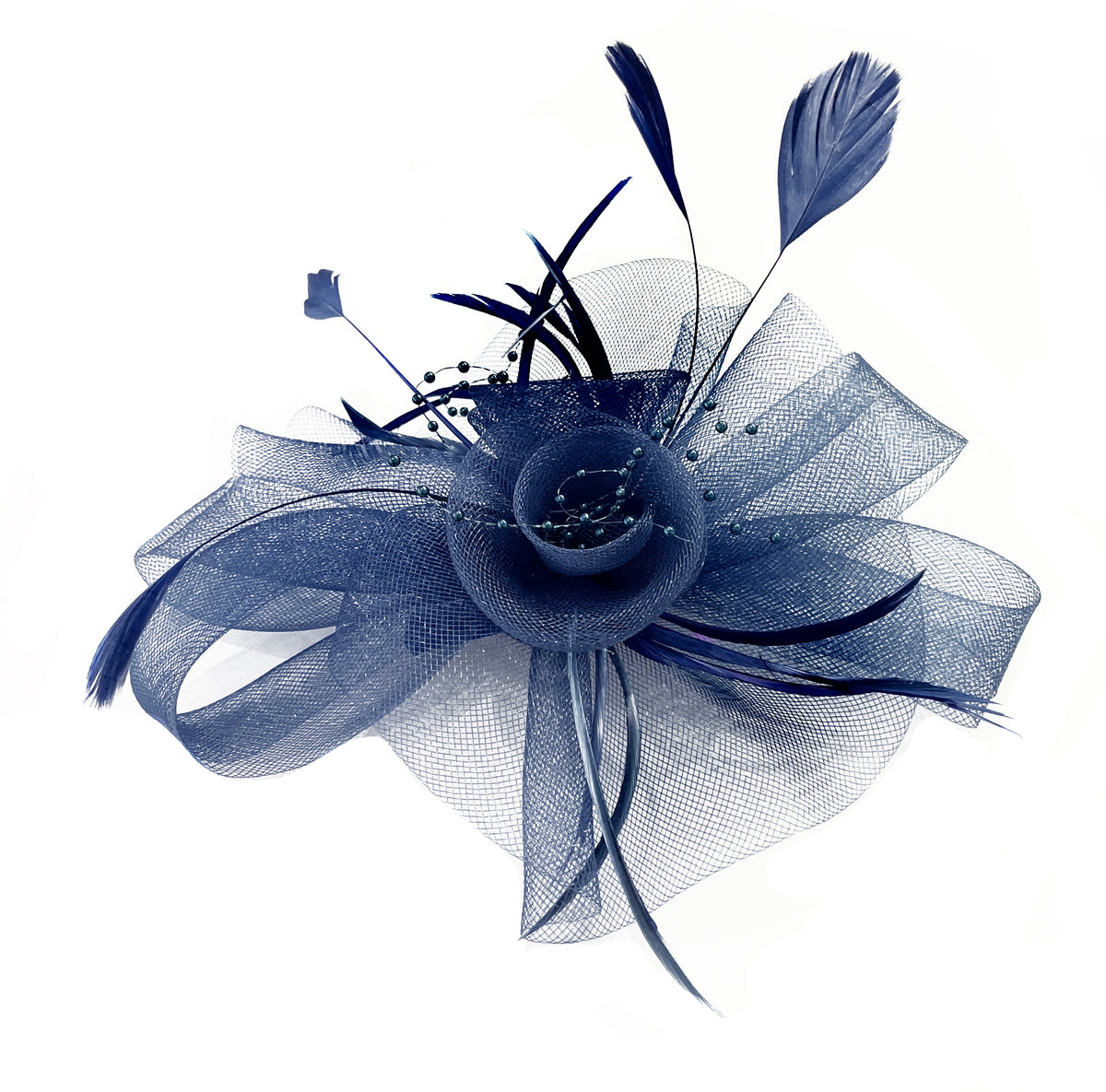 Caprilite UK Online | Navy The Butterfly Fascinator on Comb