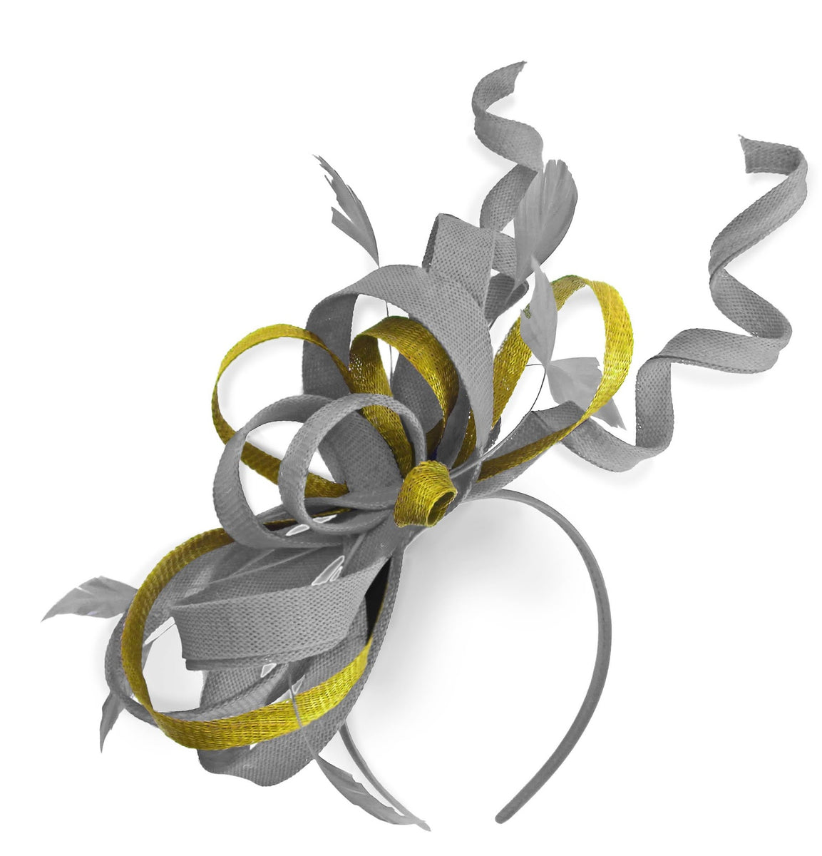 Caprilite UK Online | Caprilite Silver Grey and Yellow Wedding Swirl ...